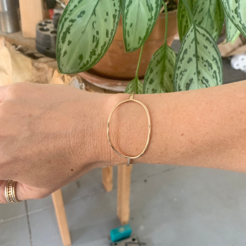 Oval Cuff bracelet – Jamison Rae Jewelry